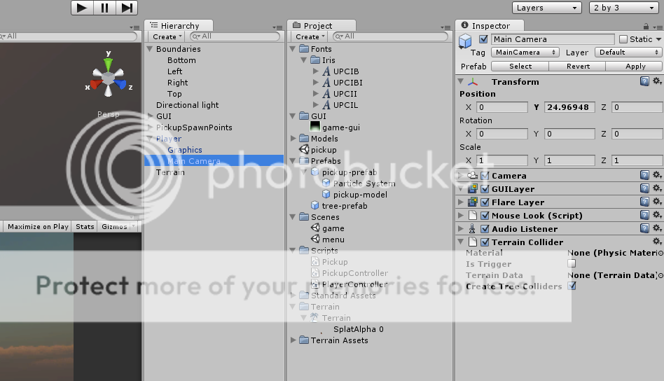 First person player falls through terrain - Unity Engine - Unity Discussions