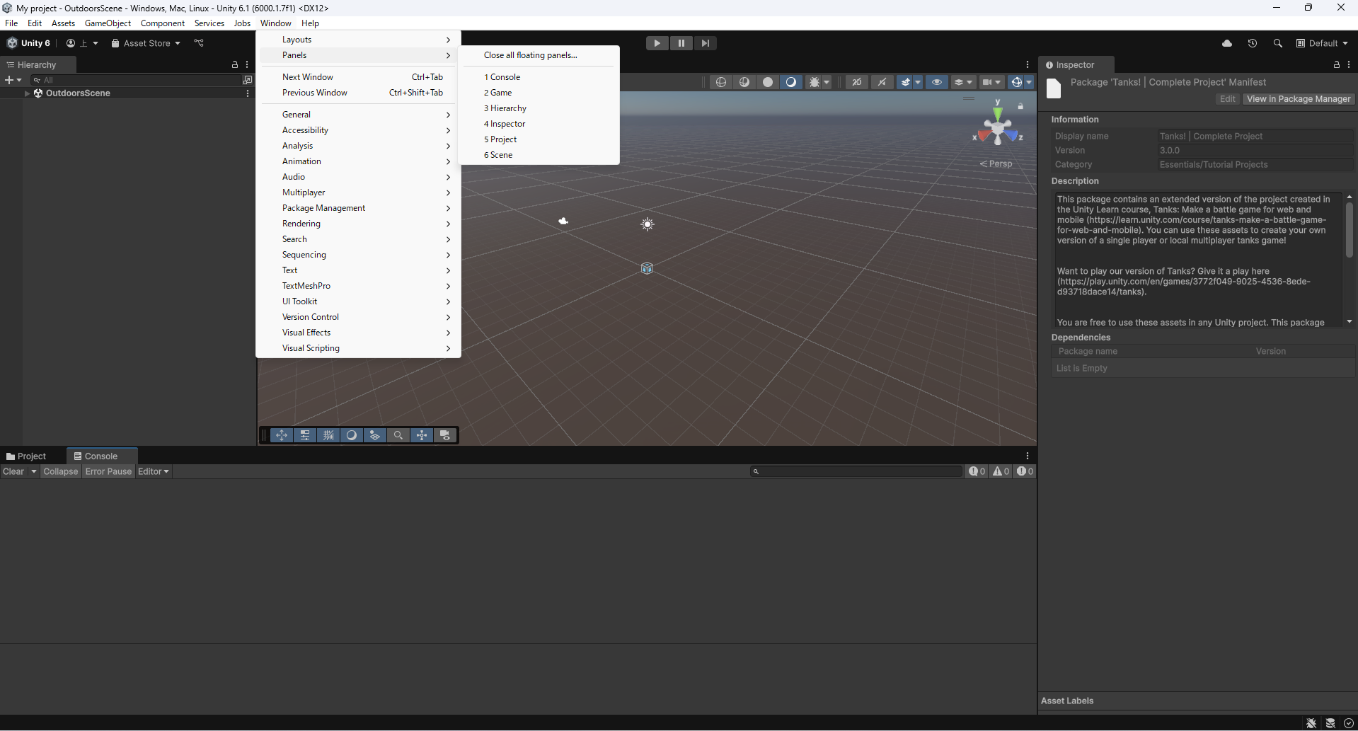 Package managerが開けません - Getting Started - Unity Discussions