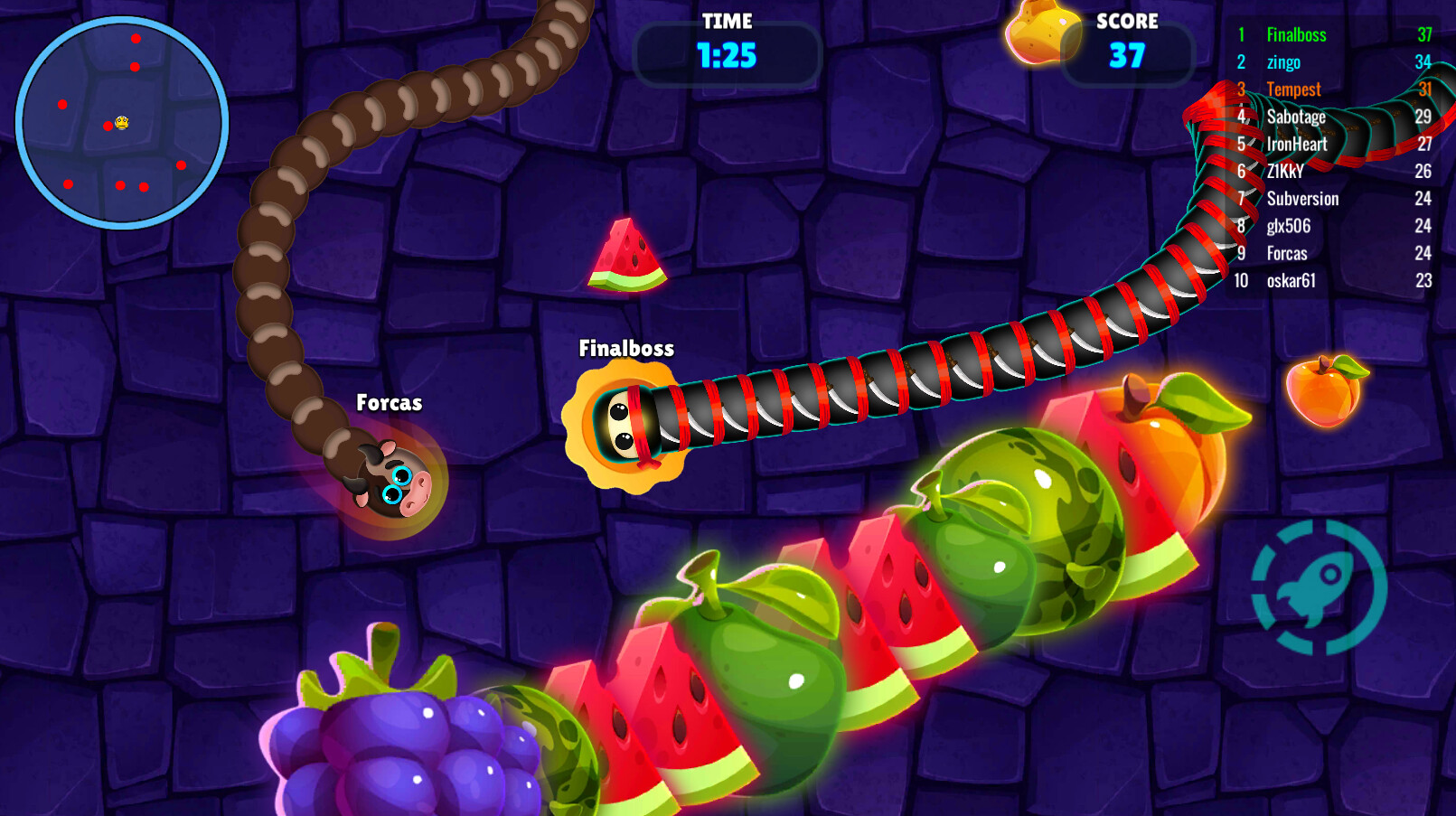 Snake Warz IO (slither, worm) complete game template - Community Showcases - Unity Discussions