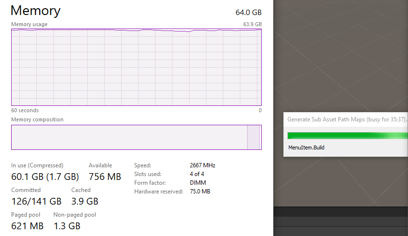 SBP BuildAssetBundles causing out of memory error - Unity Engine - Unity Discussions