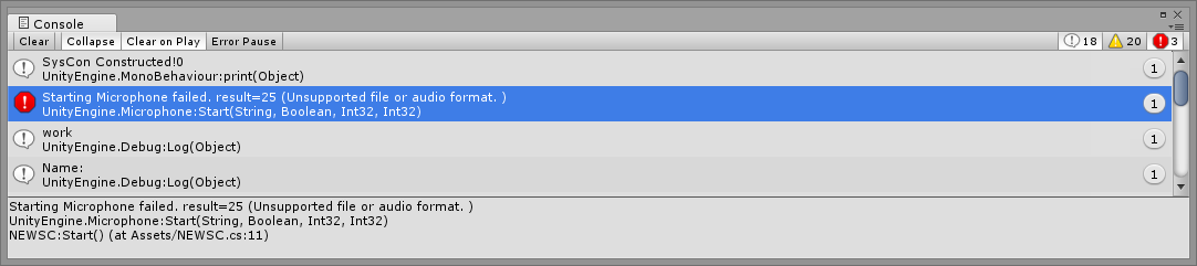 Microphone.Start with an error - Unity Engine - Unity Discussions