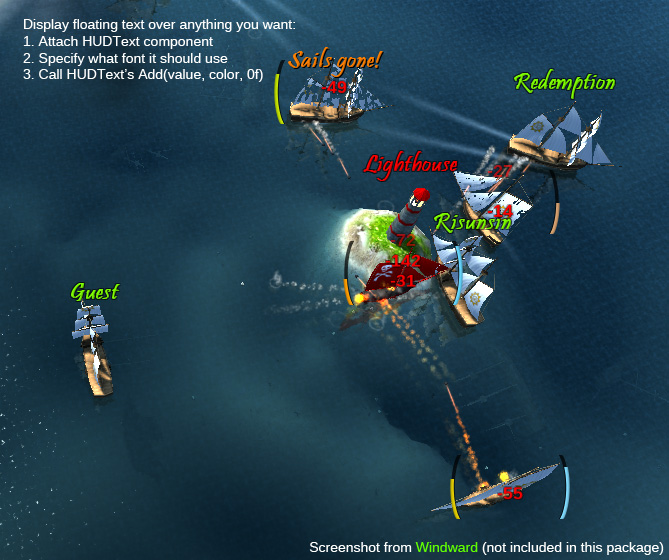 NGUI: HUD Text - Community Showcases - Unity Discussions
