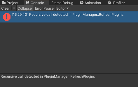 Recursive call detected - Unity Engine - Unity Discussions