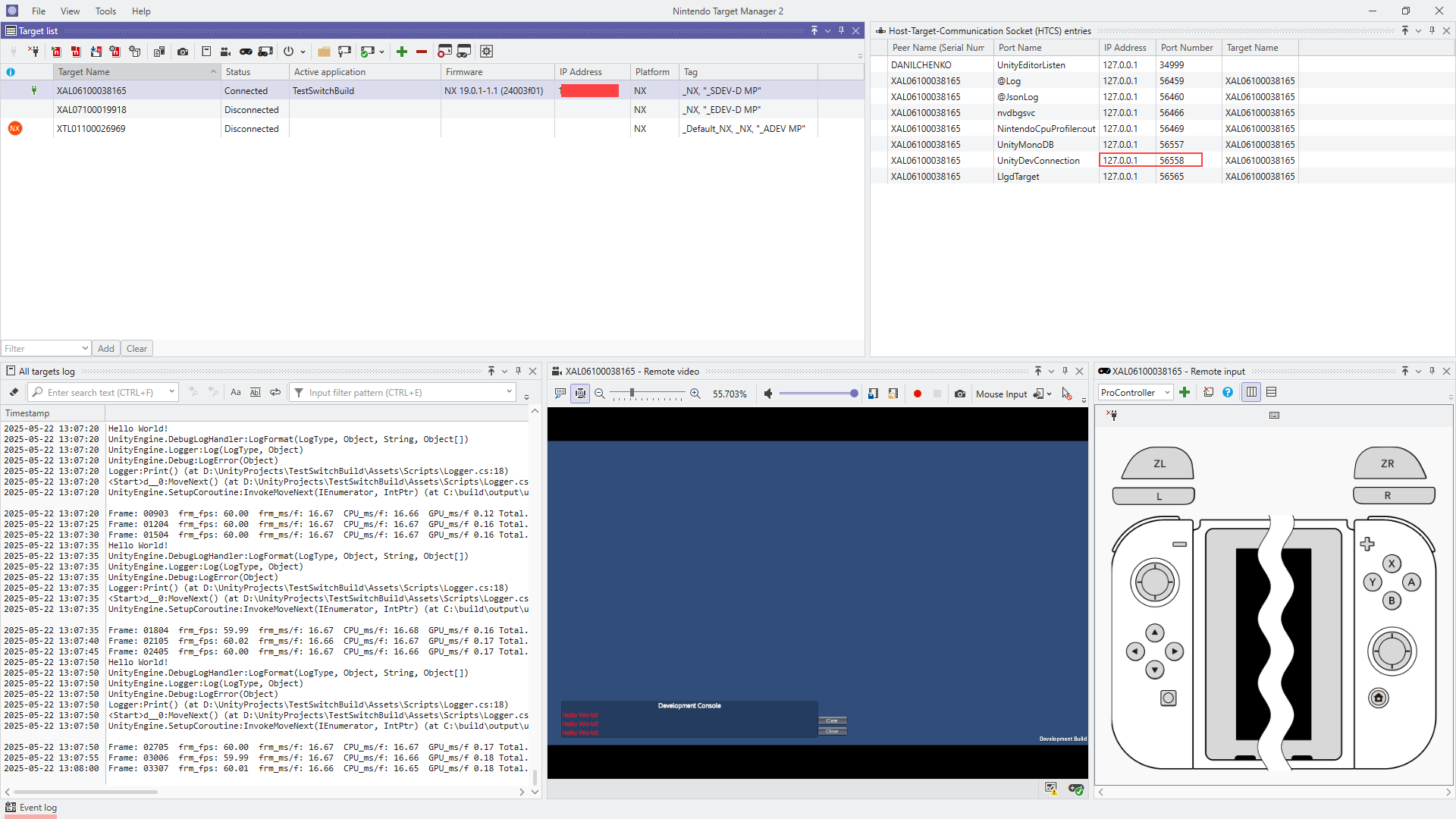 Can't connect visual strudio to nintendo switch for debugging - Unity Engine - Unity Discussions
