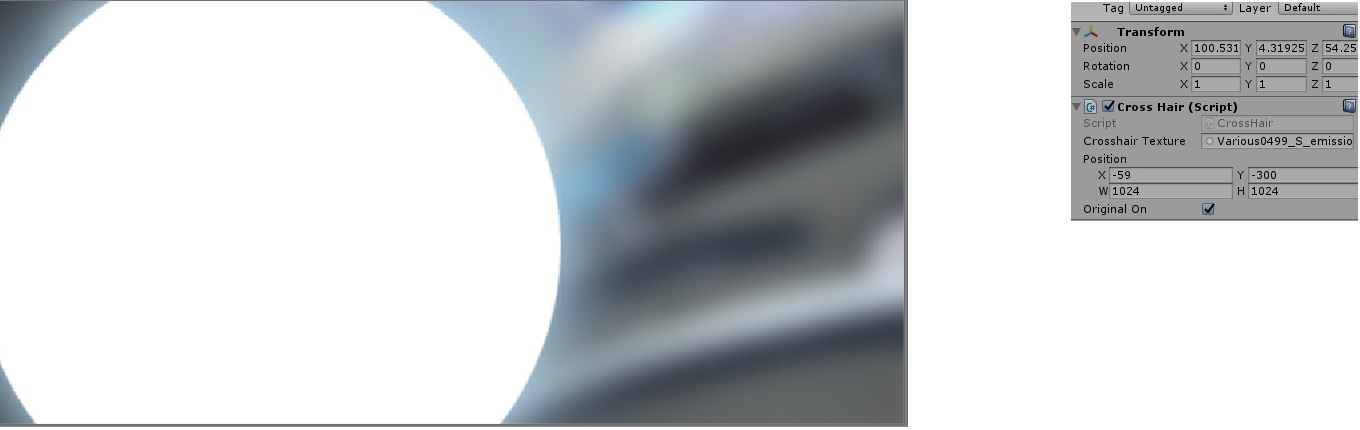 Why the gui texture is not in the middle of the screen and how can i change the texture size ...