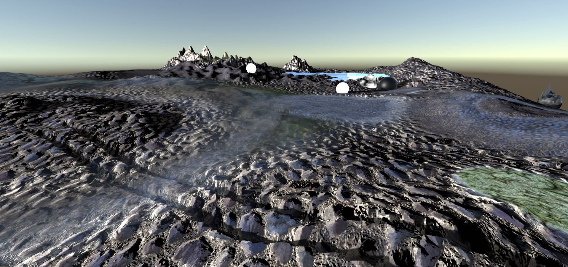 Infinisplat Shader Graph And Gpu Based Advanced Terrain Splat Mapping Fluid And Shading 