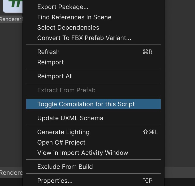 Ability to Disable Individual Script Compilation within Unity Editor ... Ability to Disable Individual Script Compilation within Unity Editor ...