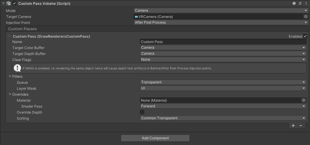 Render World Space UI after Post Processing in HDRP - Unity Engine - Unity Discussions