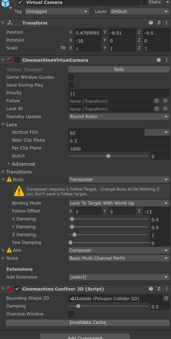 How to prevent Virt Camera to zoom in/out when getting close to borders? - Unity Engine - Unity ...