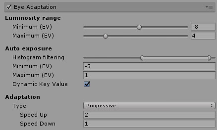 What Auto Exposure settings do you use for dynamic adjustment / eye ...