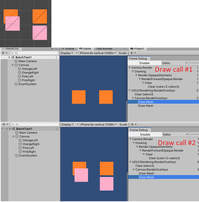 Non Overlapping Ui Sprites Break Batching Unity Engine Unity Discussions