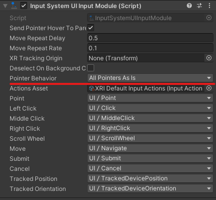 Placing HMD on head stops Mouse input working (EventSystem), but keyboard is still okay. - Unity ...