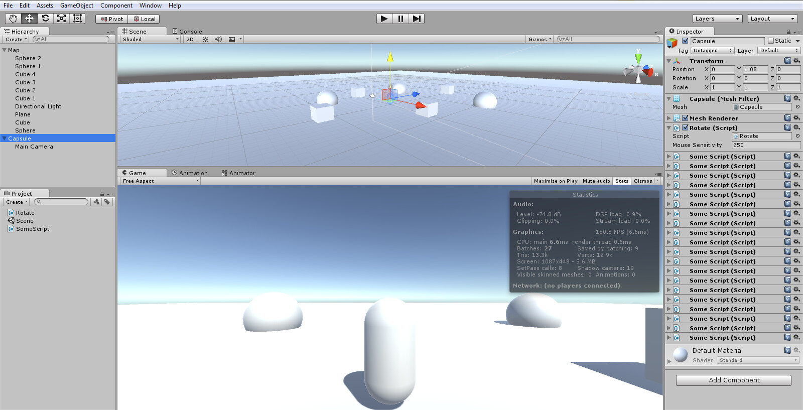 Weird component lag when selected. - Unity Engine - Unity Discussions