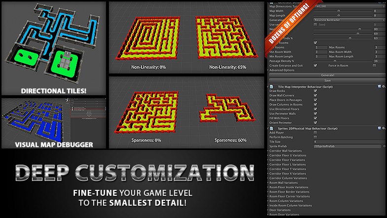 [Updated] Daedalus - Random Dungeon Generator for Unity - Community Showcases - Unity Discussions