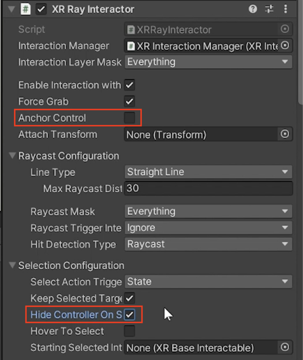 How to hide Hands when selected a gameobject in xr.interaction.toolkit 3? - Unity Engine - Unity ...