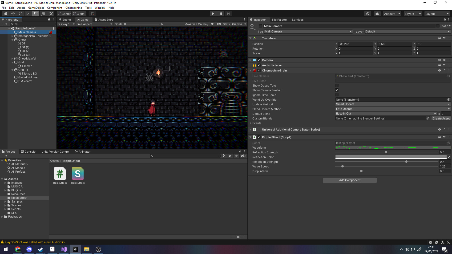 cinemachine and ripple script/shake effect - Unity Engine - Unity Discussions