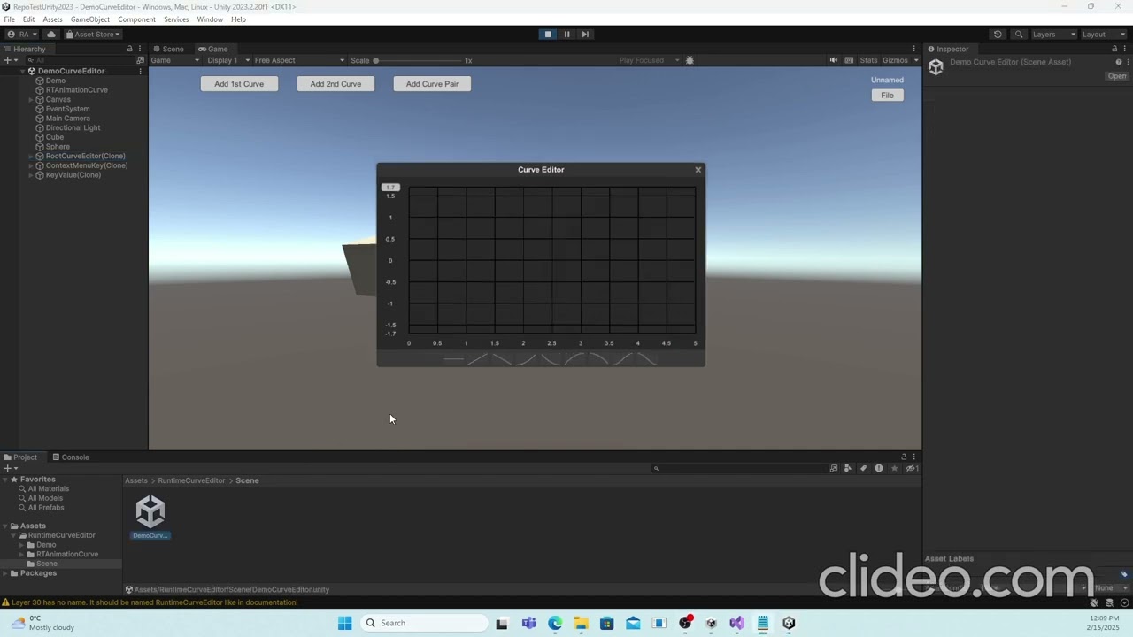 Runtime Curve Editor - Community Showcases - Unity Discussions