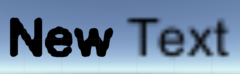 How to force a font to look pixelated/low resolution - Unity Engine ...