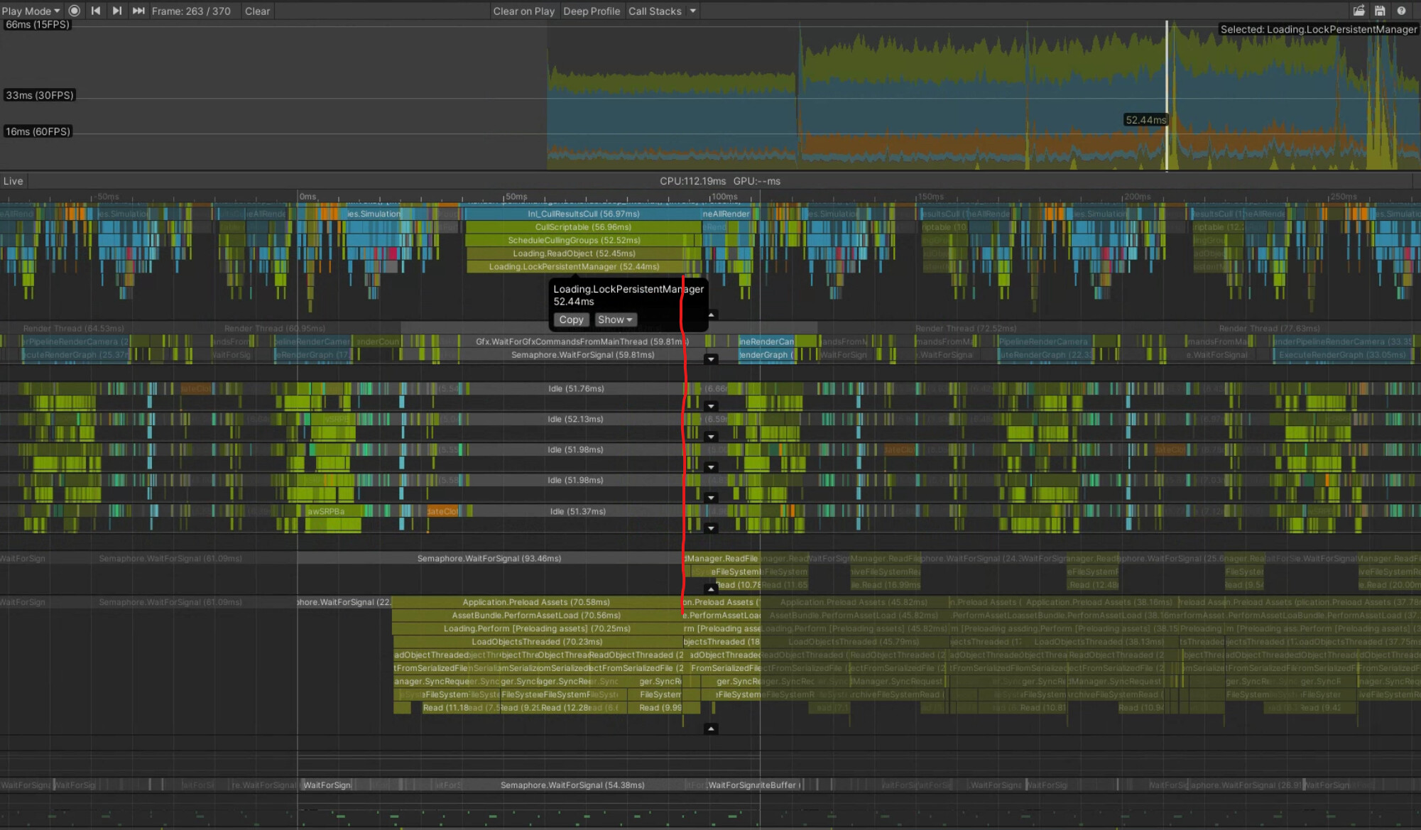 Addressable Async Loading stalls the HDRP Culling pass - Unity Engine - Unity Discussions