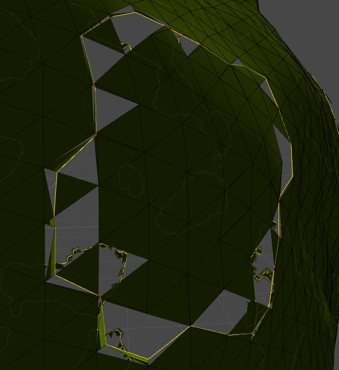 Procedural Planet Slicing Triangles Problem Unity Engine Unity Discussions 7802