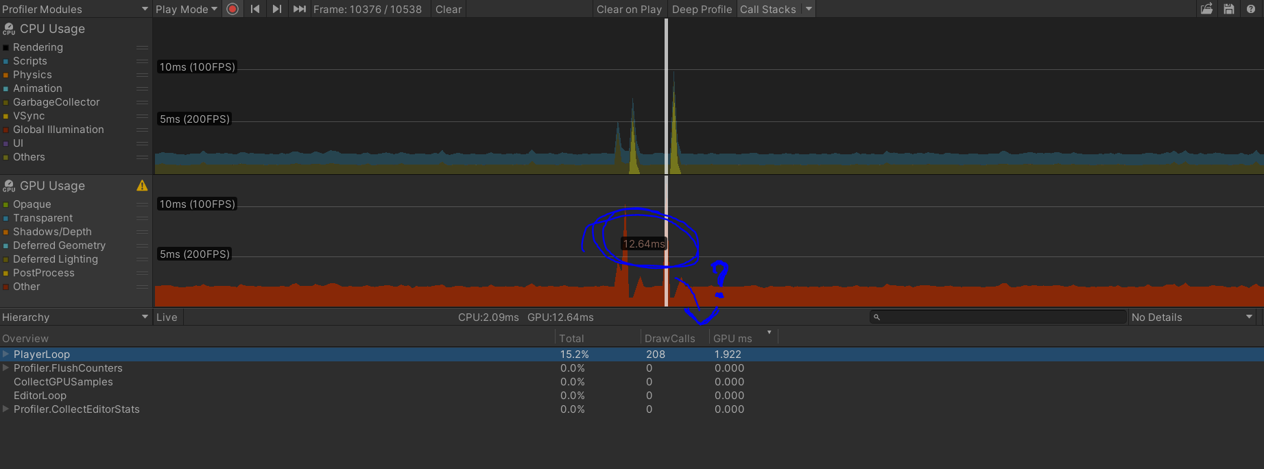 Unity Profiler is incomplete? - Unity Engine - Unity Discussions