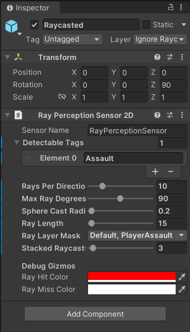 Ray Perception Sensor 2D | Detect Collision With a Specific Object ... Ray Perception Sensor 2D | Detect Collision With a Specific Object ...