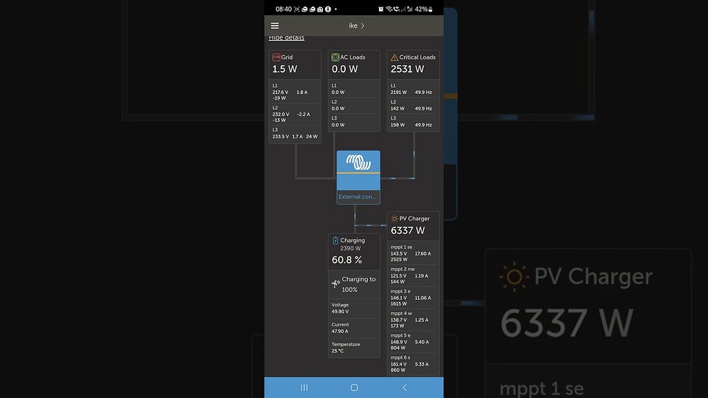 Mobile android VRM app grid details in 3ph text layout instability ...