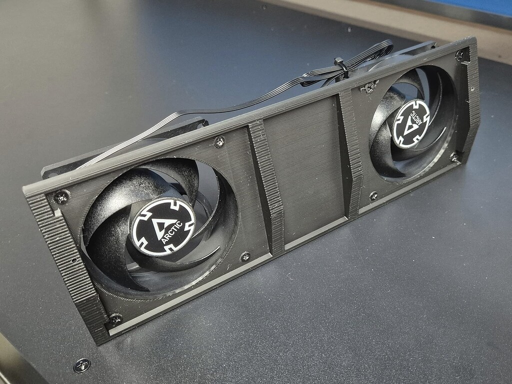 Multiplus II 48/5000-70 dual 80mm Fan bracket for better cooling ...