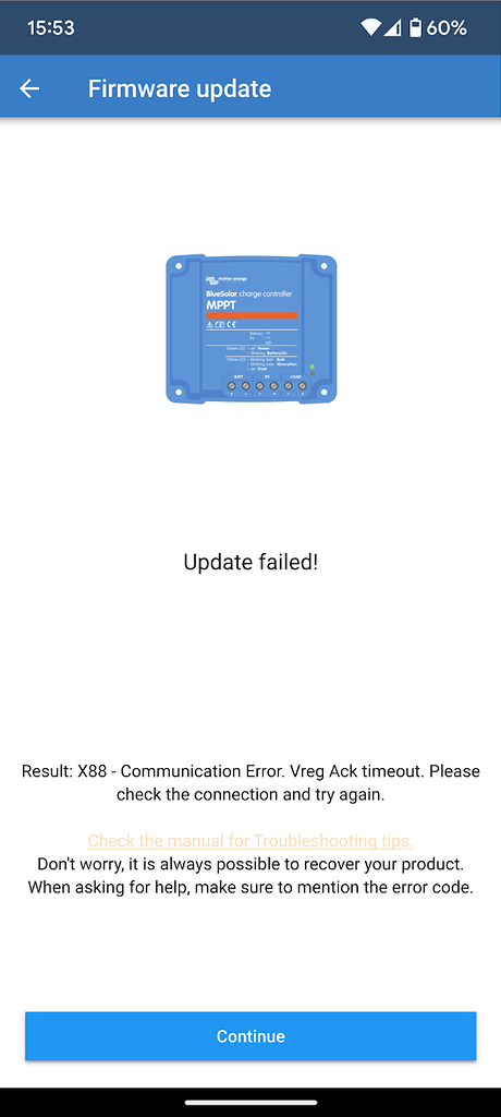 Failed 150 70 firmware update [resolved] - Q&A and troubleshooting ...