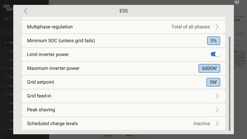 Not able to set (posive or negative) numbers in grid setpoint with VRM - DESS - Victron Community