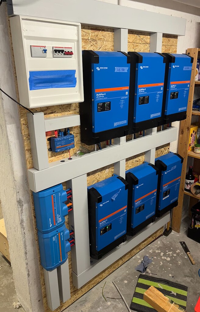 Upgrade to 2x3 MultiPlus II 48V 3kVA 230V parallel - not running stable ...