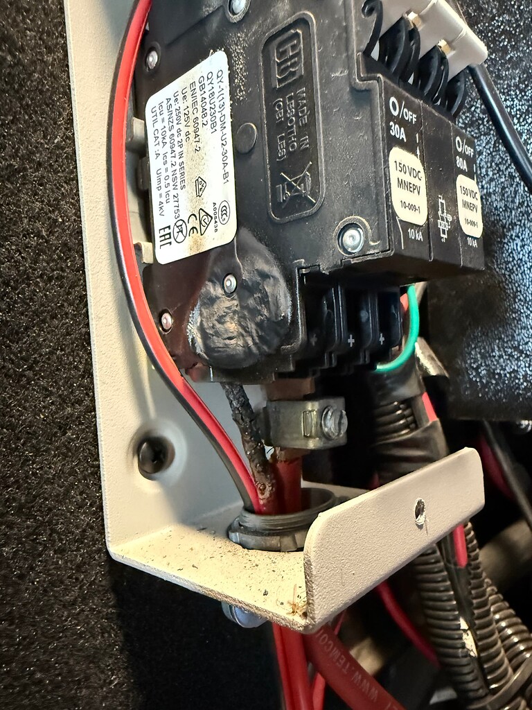 Melted Solar Wire Pre Breaker - DIY - Victron Community
