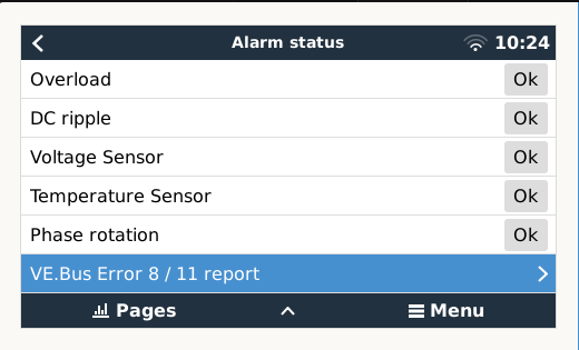 Victron Multiplus II 12/3000 120-32 - VE.Bus Error: VE.Bus Error 11 ...